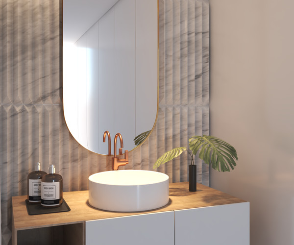 ArtStation - Bathroom Scene | Resources