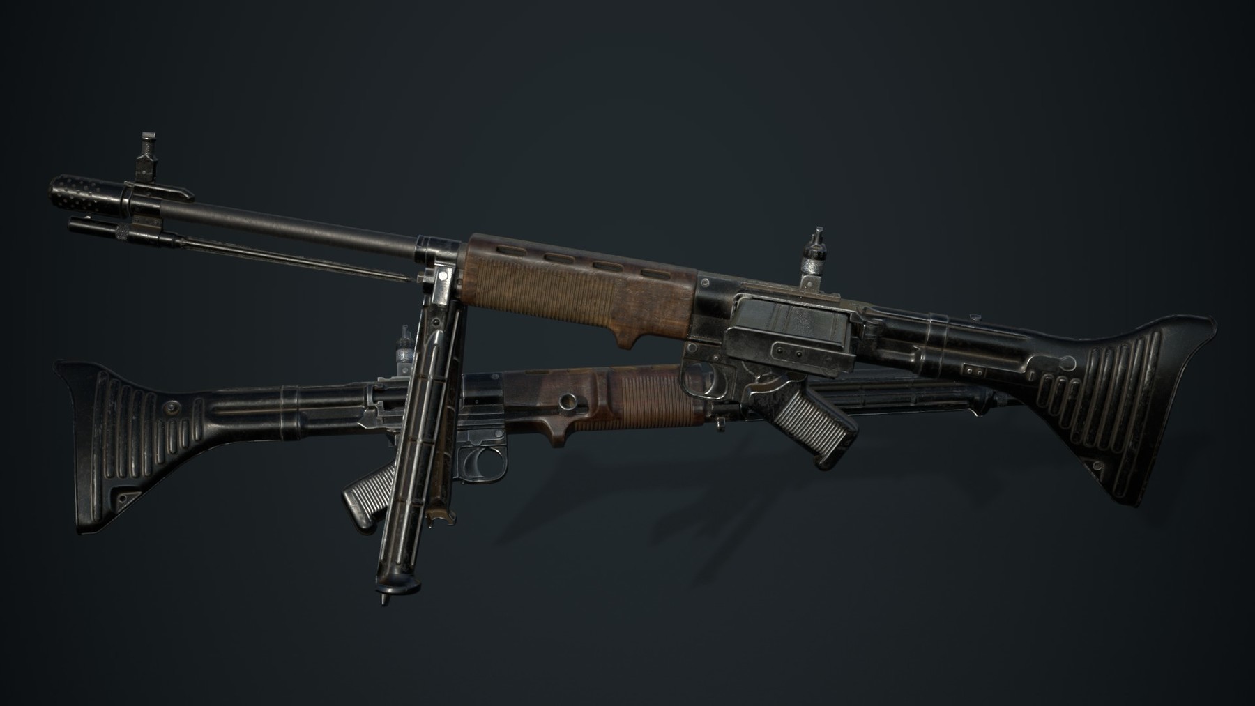 ArtStation - FG 42 Ausf. E | Game Assets