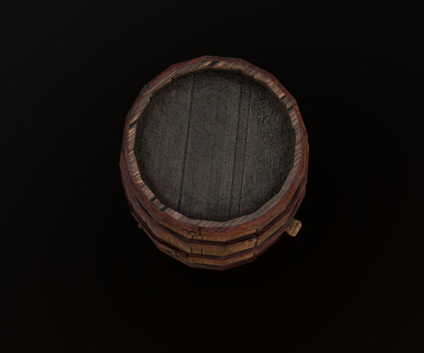 ArtStation - Medieval Wine Barrel Sample of The Dwarf Dungeon | Game Assets