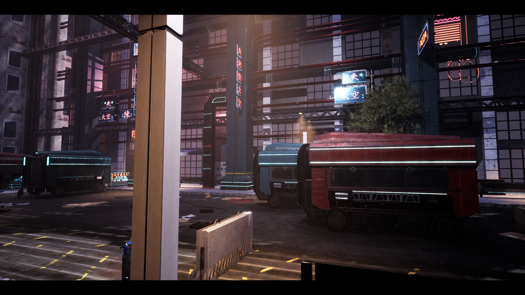 ArtStation - CyberPunk / Sci-Fi Outdoor Environment Asset Set | Game Assets