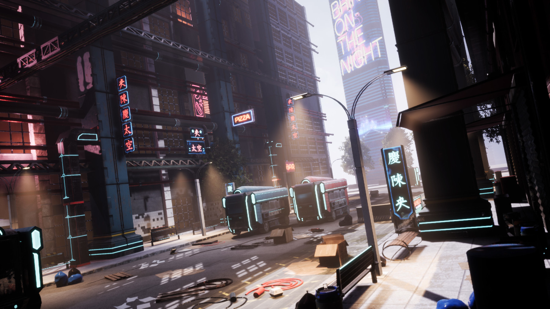 ArtStation - CyberPunk / Sci-Fi Outdoor Environment Asset Set | Game Assets