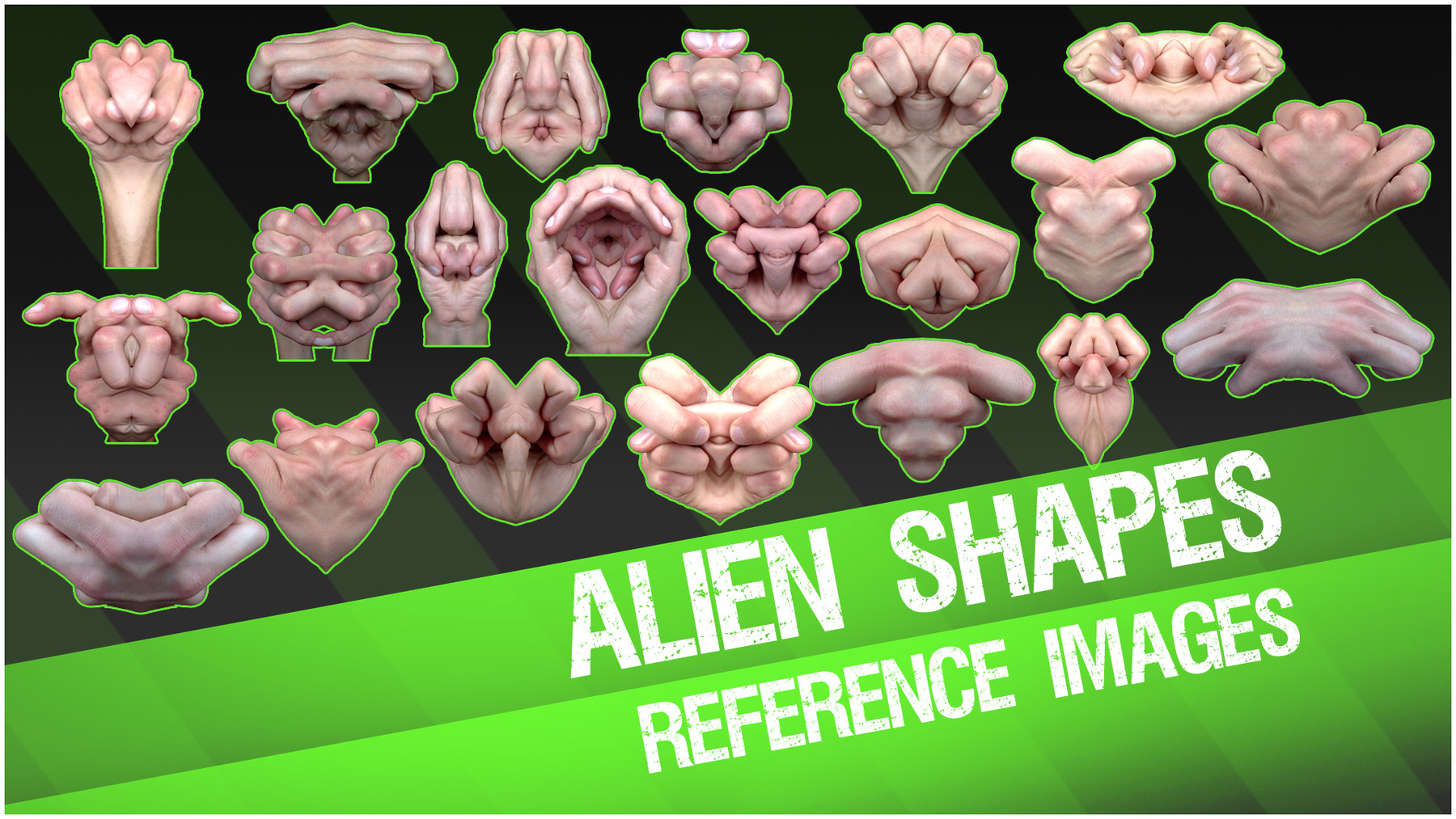 ArtStation - Pack: Alien Shapes | Resources