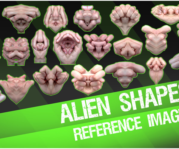 ArtStation - Pack: Alien Shapes | Resources