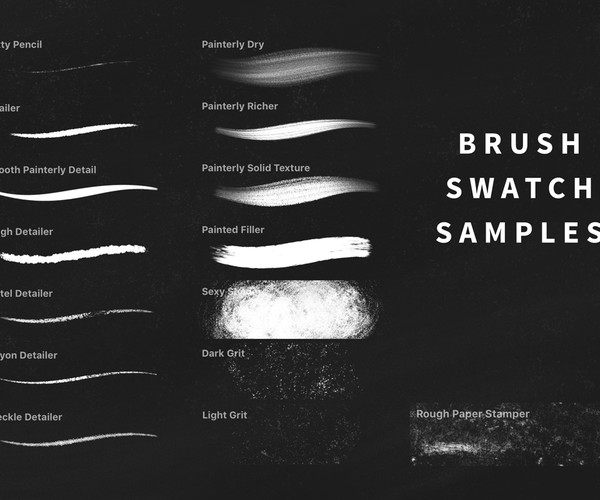 ArtStation - Signature Procreate Brushes | Brushes