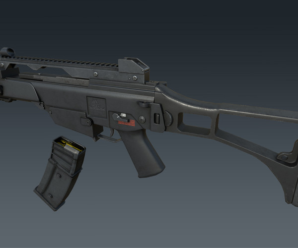 ArtStation - G36C lowpoly 3d model | Game Assets