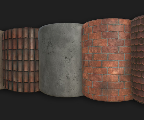 ArtStation - Tileable material pack for Substance Painter and Designer ...