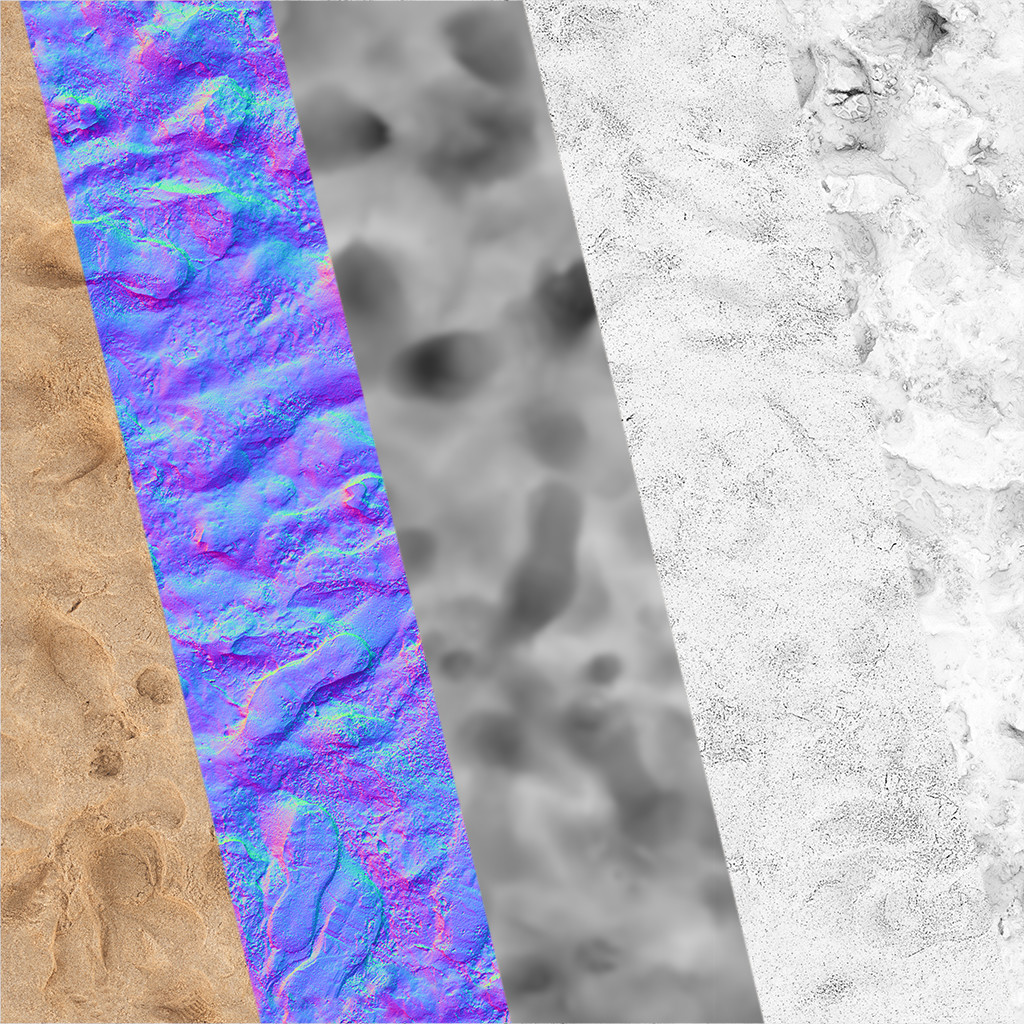 ArtStation - Sand (224) - Photogrammetry based Environment Texture ...