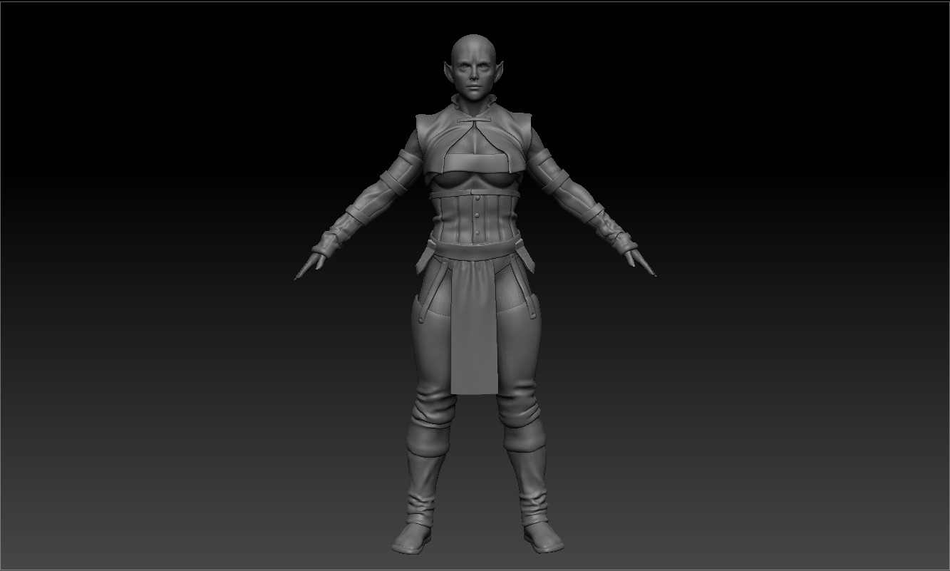 ArtStation - DarkElf (Hi-poly model set) | Resources