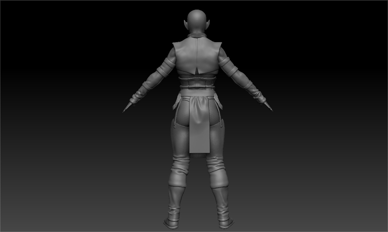 ArtStation - DarkElf (Hi-poly model set) | Resources