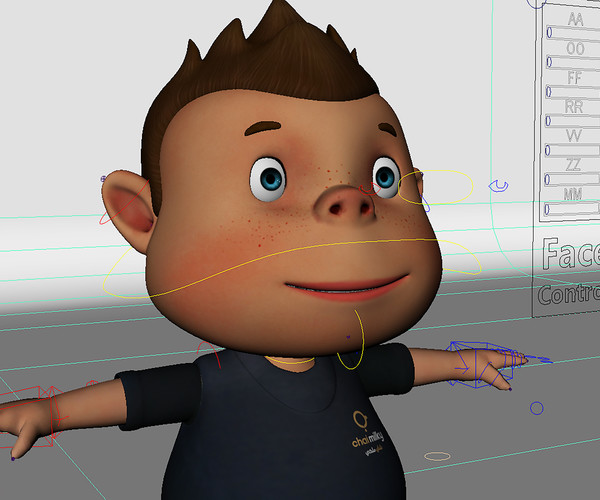 ArtStation - Character Cartoon 3D models & Texture & Rigging | Resources