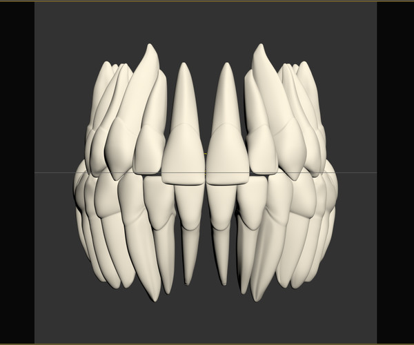 ArtStation - Teeth 3D Print and Render. | Resources