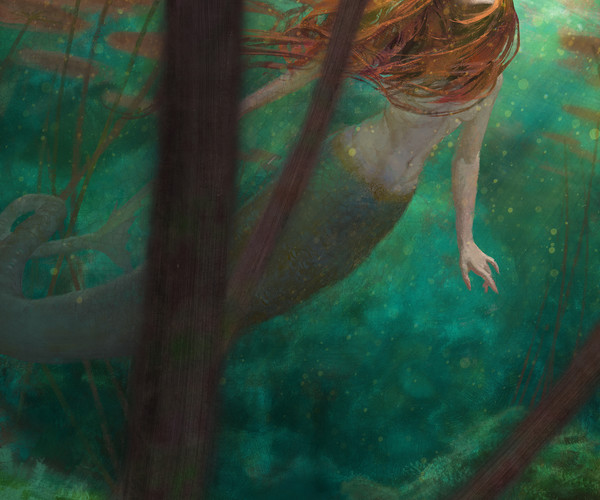 ArtStation - Hearing the Call - Mermaid in Seascape | Tutorials