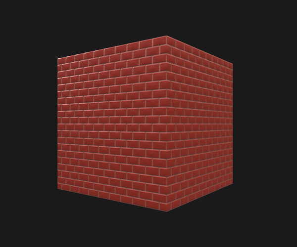 ArtStation - Red brick pbr texture | Resources