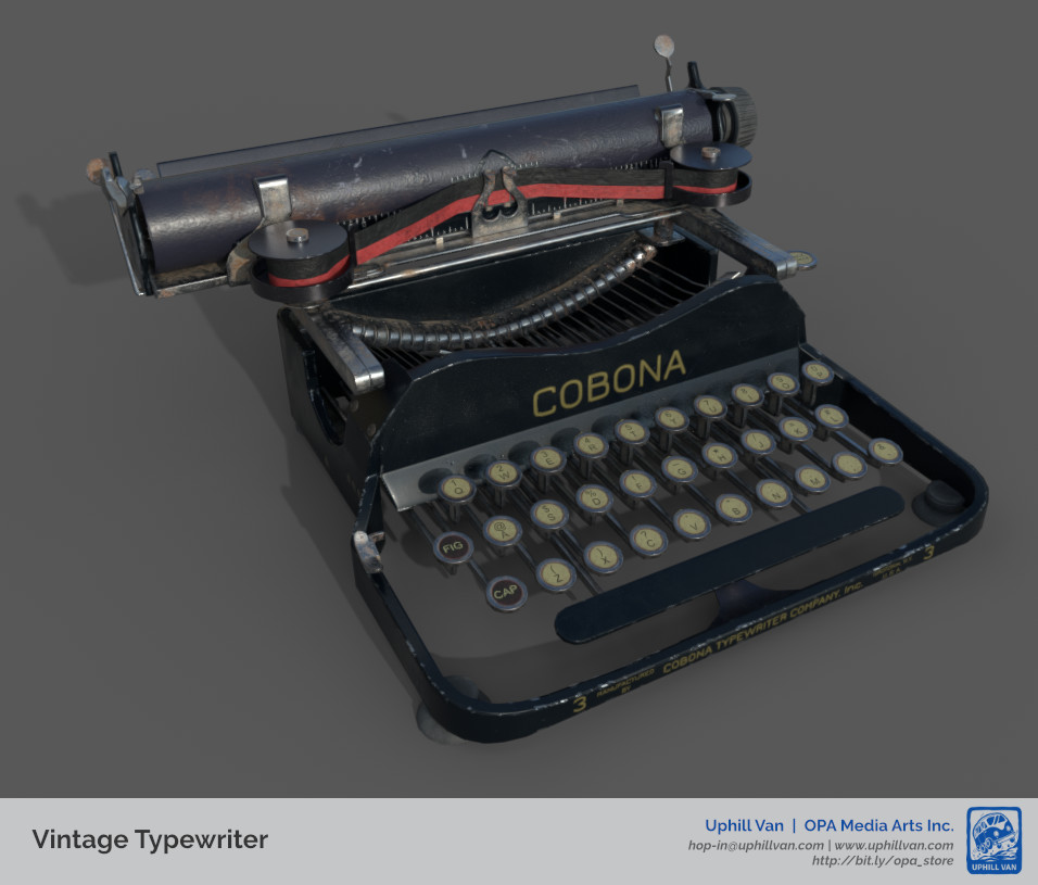 ArtStation - Vintage Typewriter | Resources