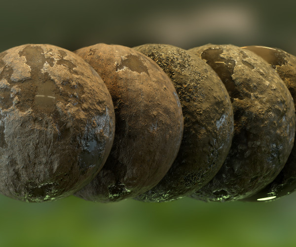 ArtStation - 10 Mud textures plus 3 bonus | Game Assets