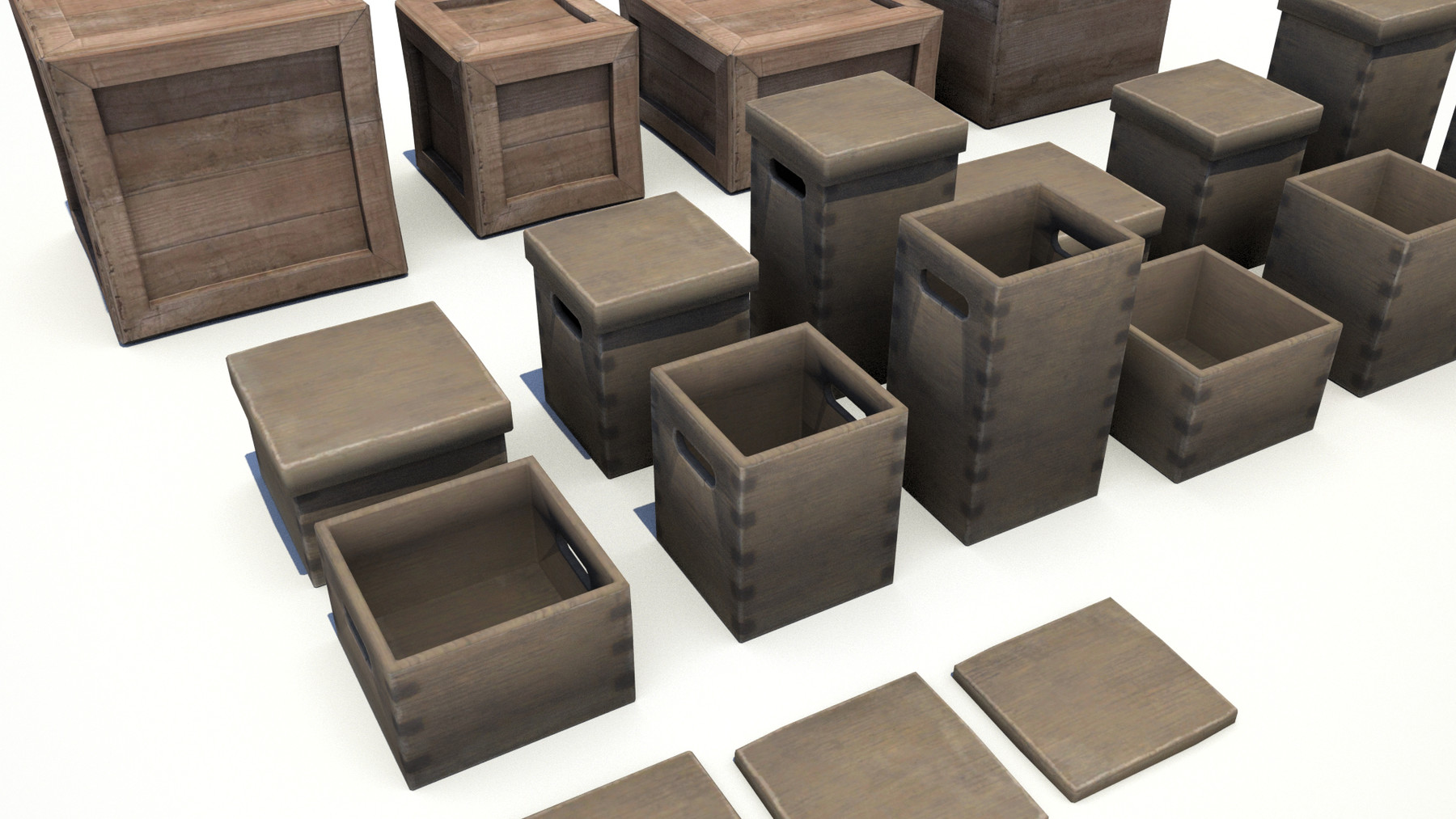 ArtStation - Wooden Crates and Boxes Pack | Game Assets