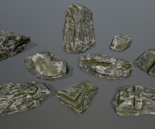 ArtStation - forest rocks set | Resources