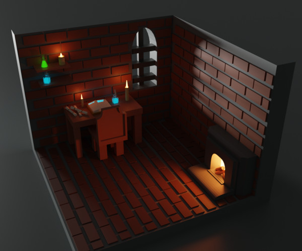 ArtStation - Isometric Room | Resources