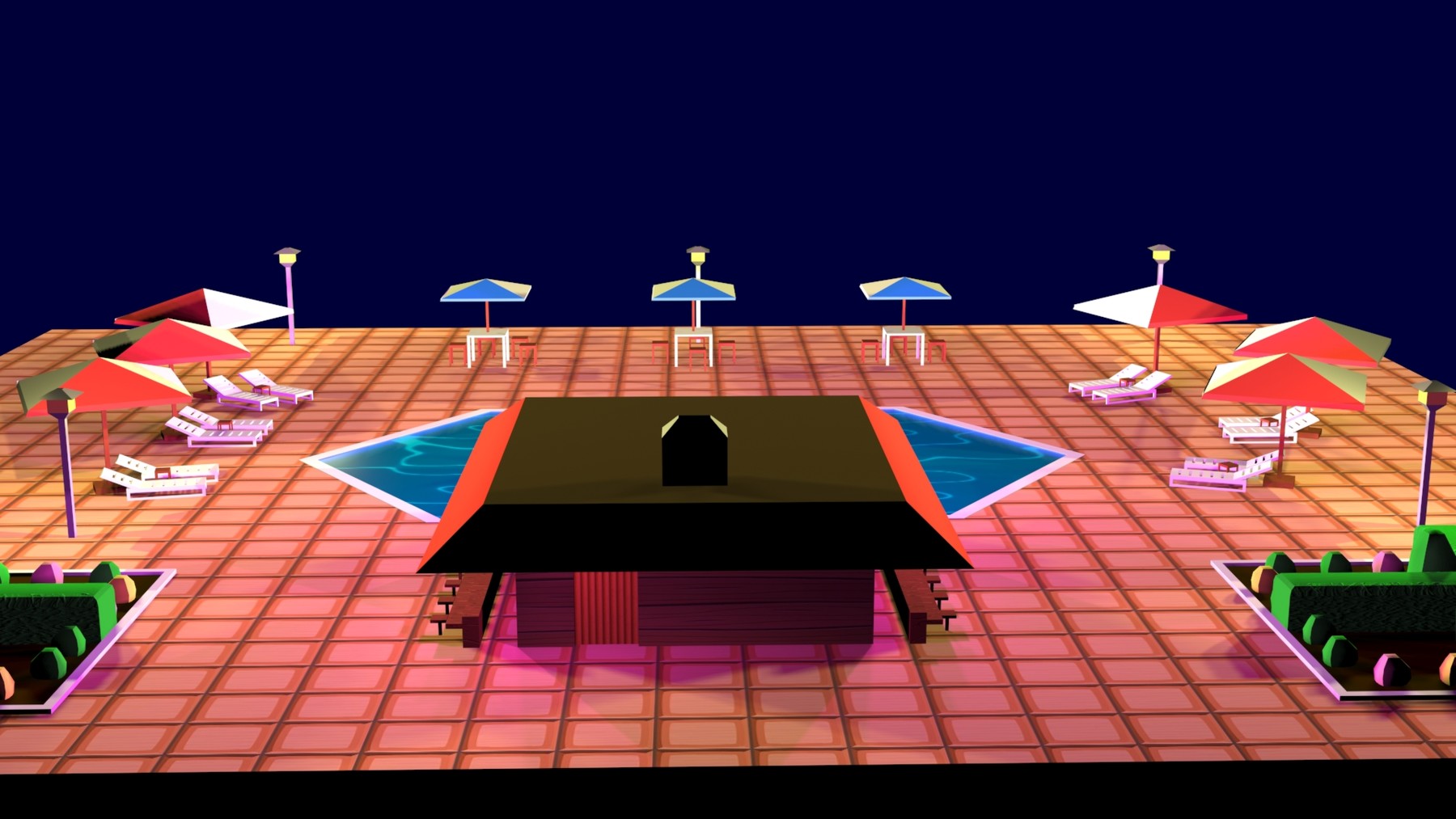 ArtStation - Pool Cartoon Lowpoly | Resources