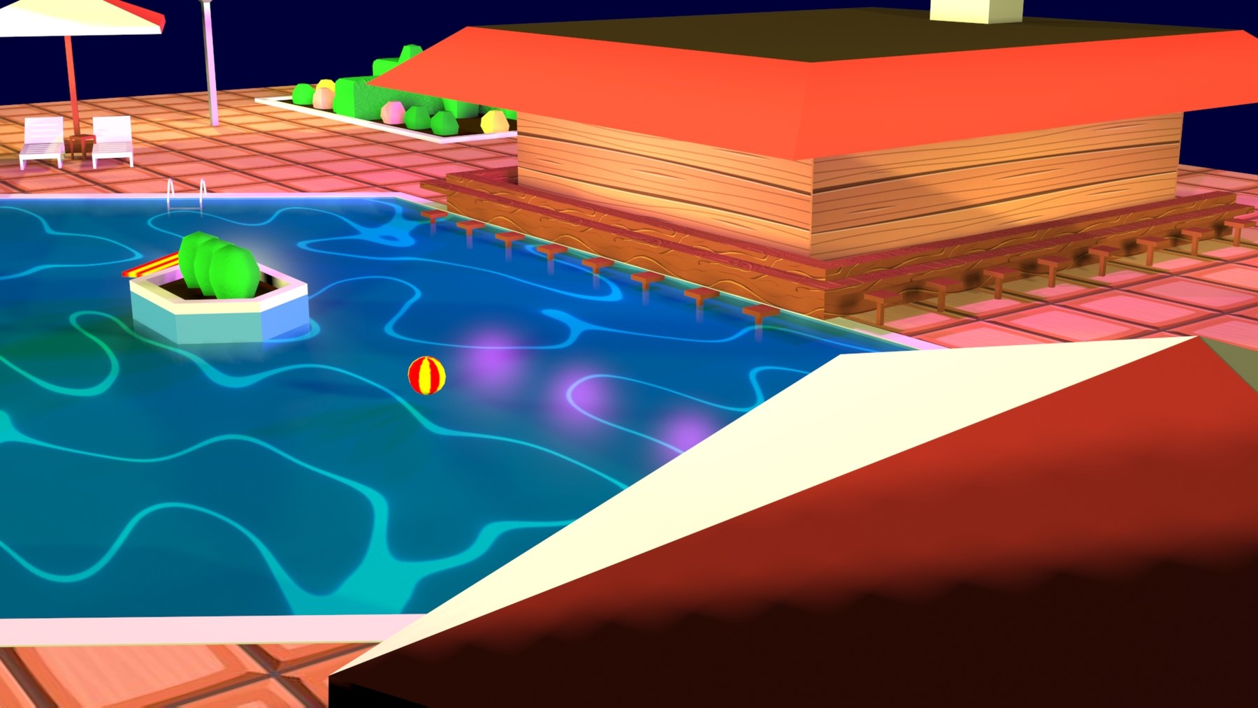 ArtStation - Pool Cartoon Lowpoly | Resources