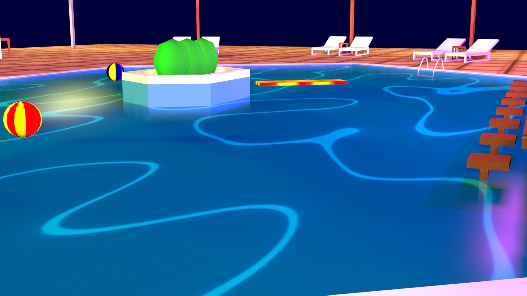 ArtStation - Pool Cartoon Lowpoly | Resources