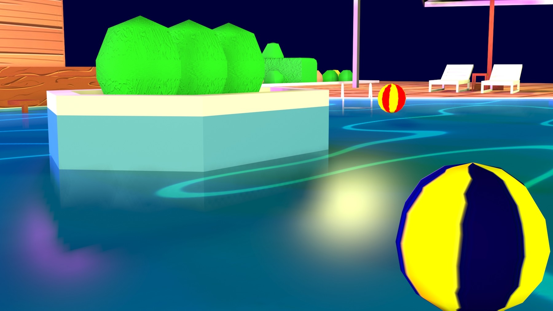 ArtStation - Pool Cartoon Lowpoly | Resources