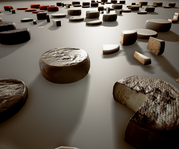 ArtStation - Cheese MEGAPACK | Game Assets