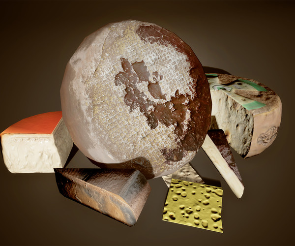 ArtStation - Cheese MEGAPACK | Game Assets