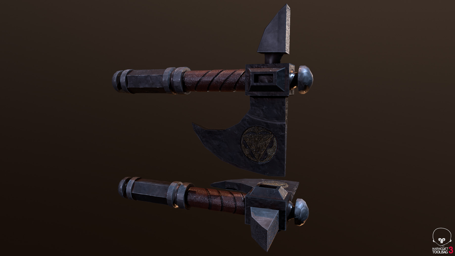 3D Artist Pablo Garcia - Simple Dwarf Axe