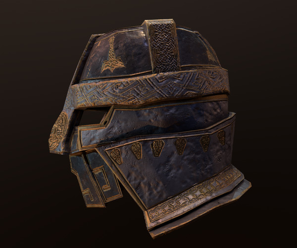 ArtStation - Dwarf Helmet | Game Assets