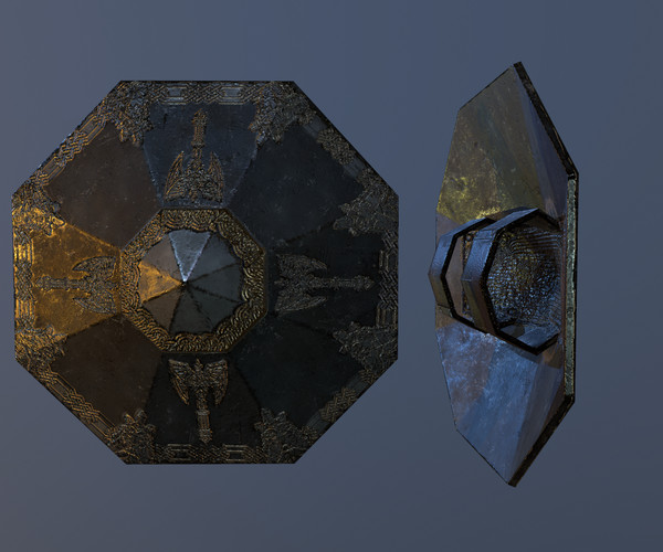 ArtStation - Dwarf Shield | Game Assets