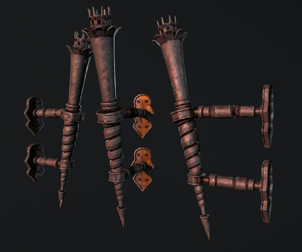 ArtStation - Medieval Torch | Game Assets