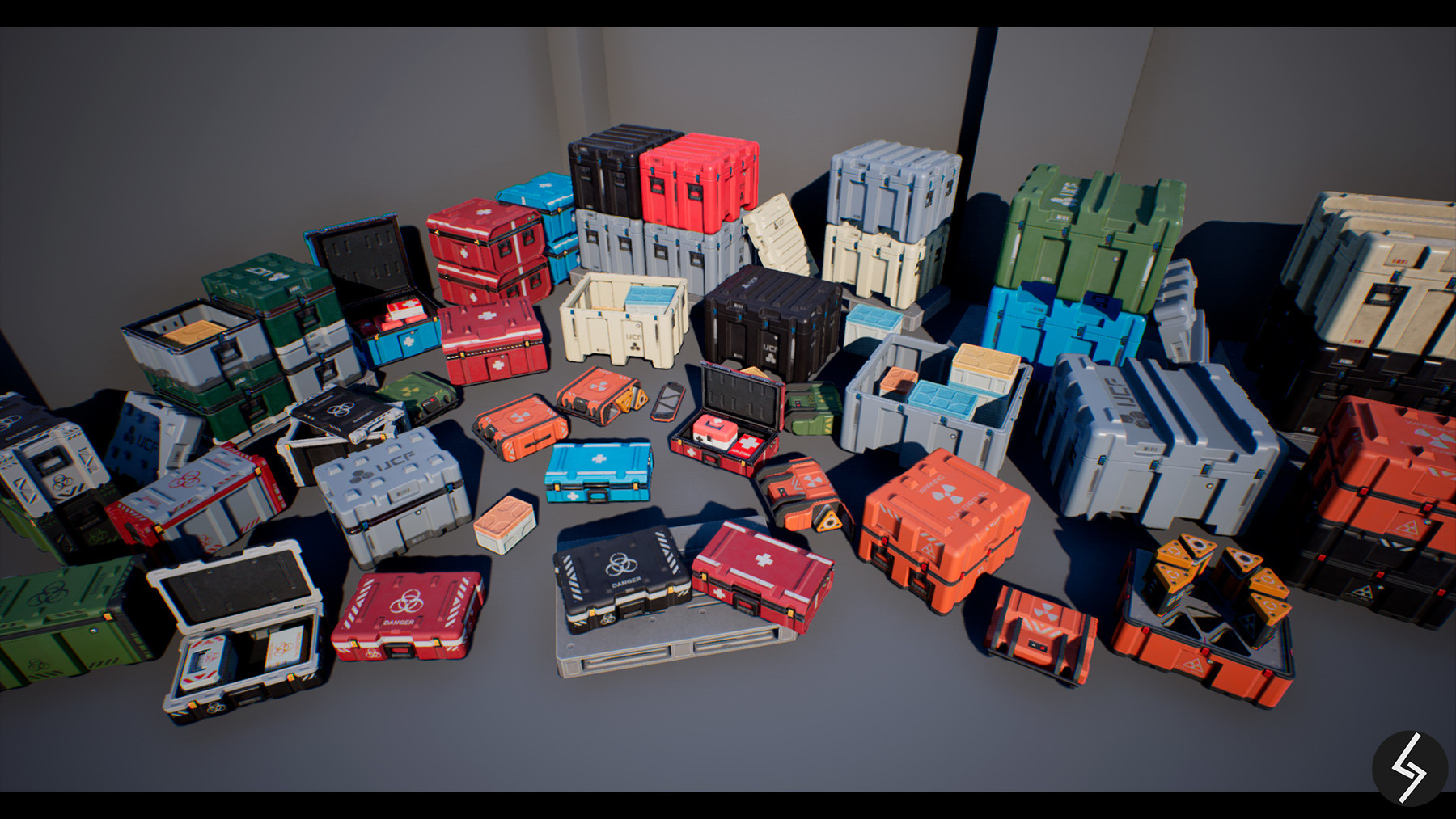 ArtStation - Sci Fi Cases Pack UE4 Unity | Game Assets