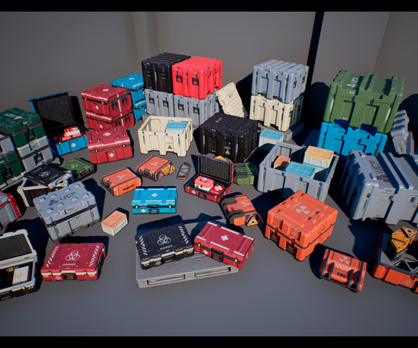 ArtStation - Sci Fi Cases Pack UE4 Unity | Game Assets
