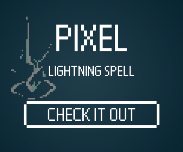 ArtStation - Lightning Spell - Pixel Art | Game Assets