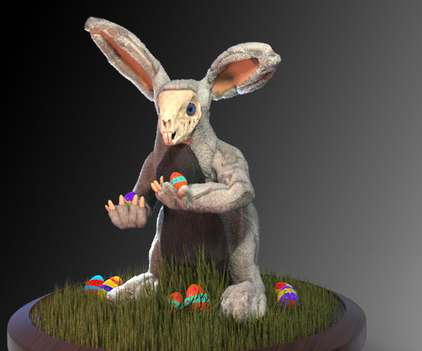 ArtStation - Wendigo Eastern Rabbit Monster | Resources