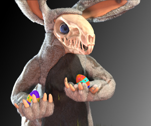 ArtStation - Wendigo Eastern Rabbit Monster | Resources
