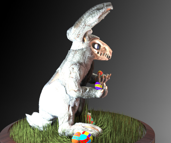 ArtStation - Wendigo Eastern Rabbit Monster | Resources