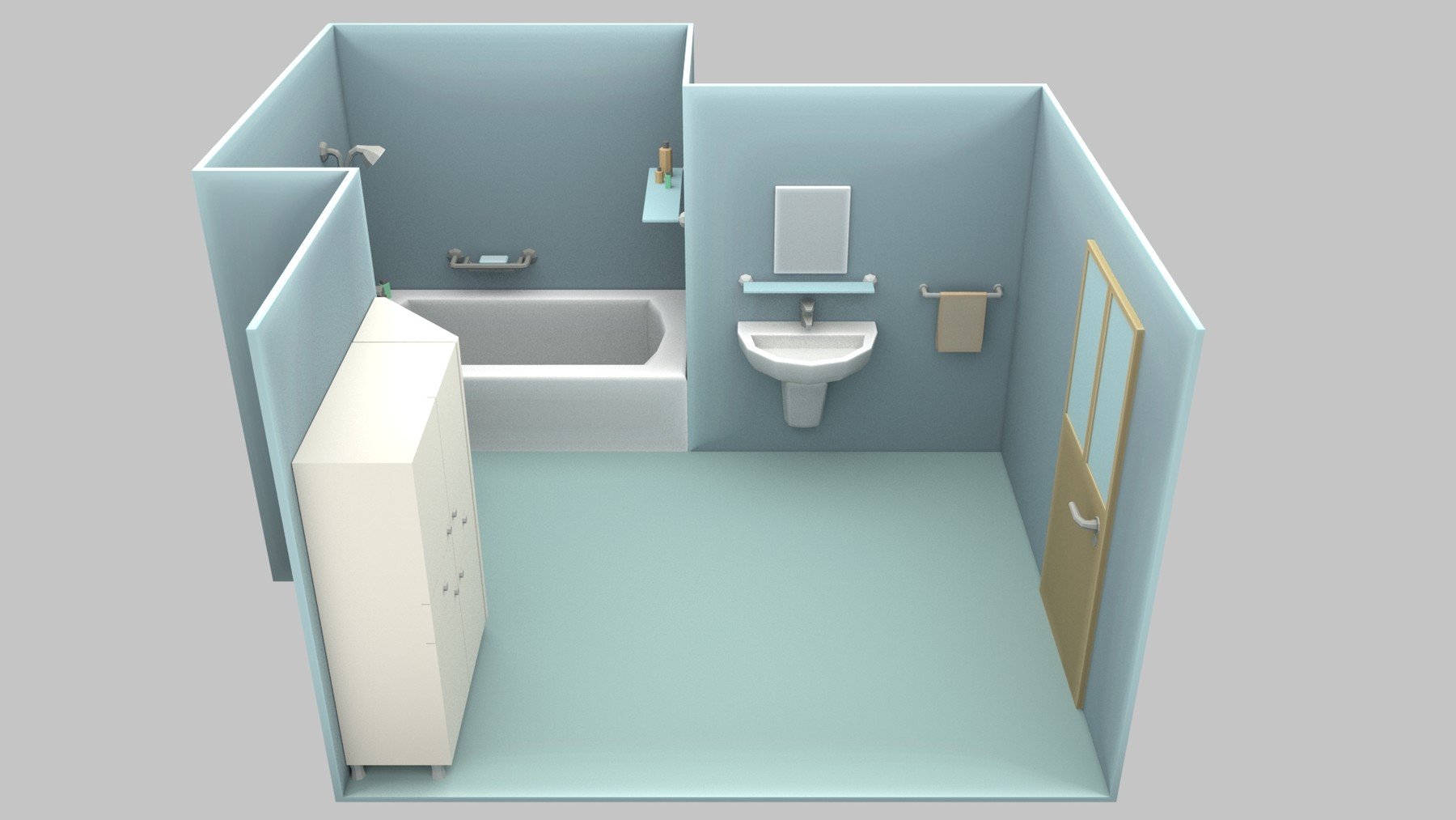 ArtStation - Cartoon Bathroom | Resources