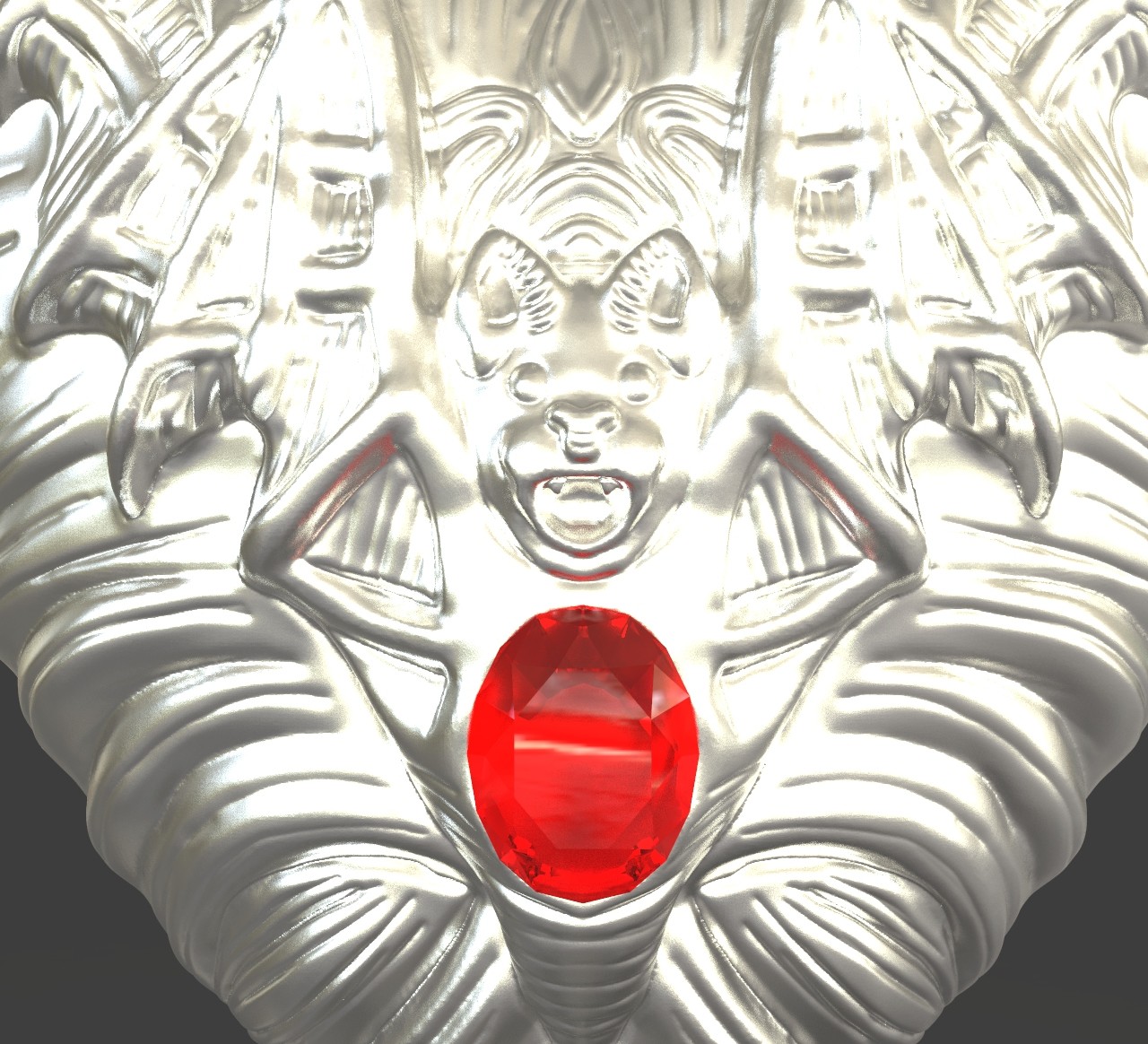 ArtStation - Jewelry Vampire Heart Pendant | Resources