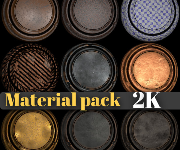 ArtStation - PBR Material pack v1.0 | Resources