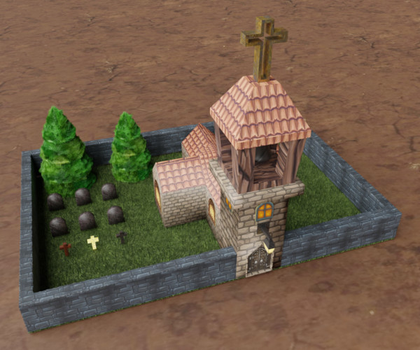 ArtStation - Graveyard | Game Assets