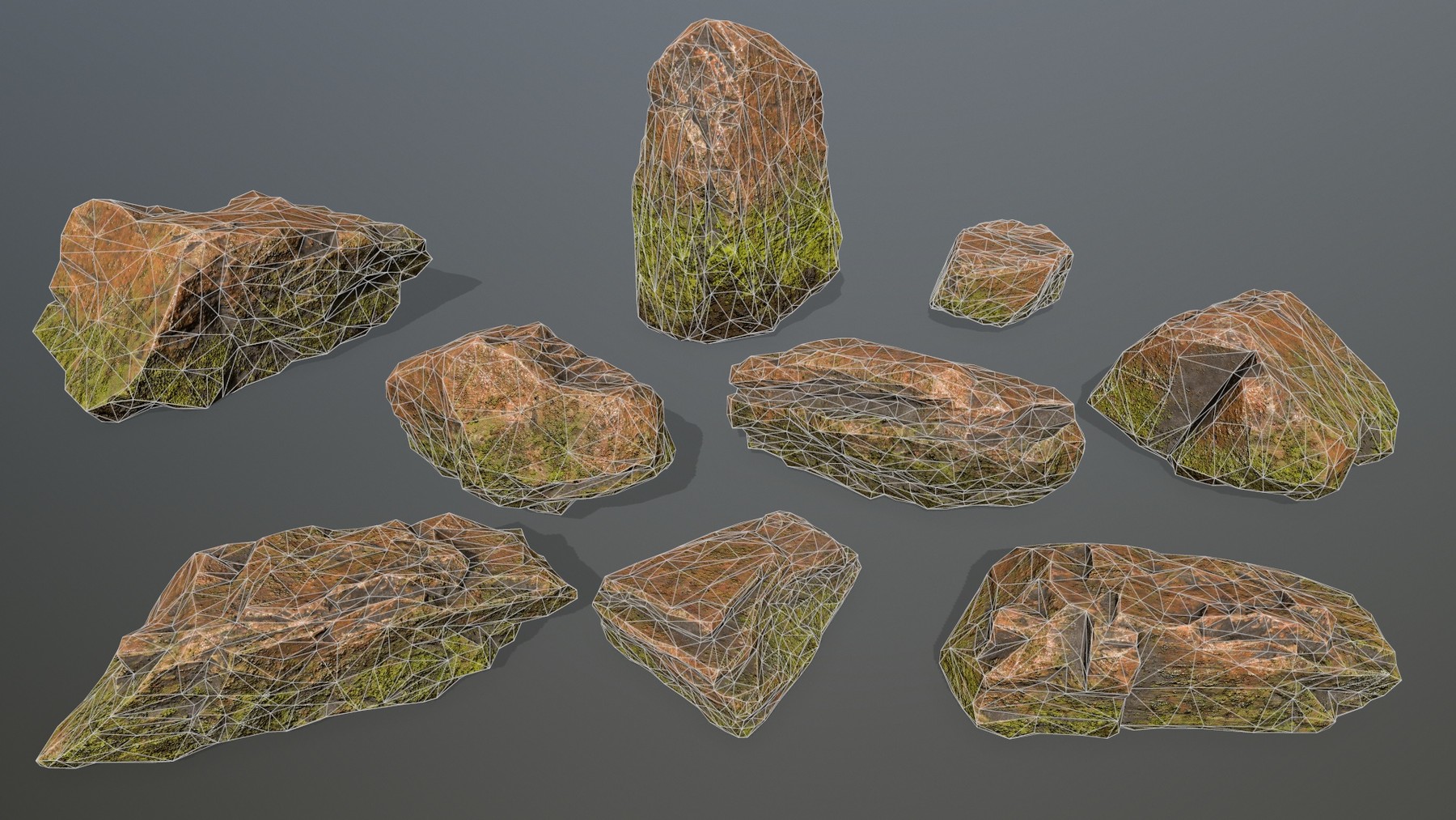 ArtStation - mossy rocks | Resources