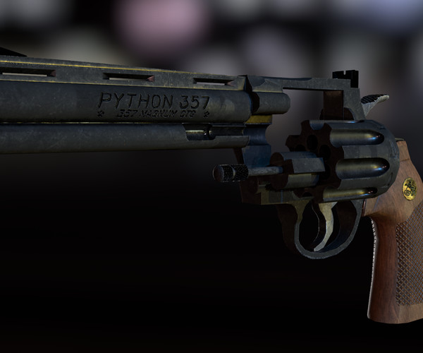 ArtStation - Magnum Colt Python 357 | Game Assets