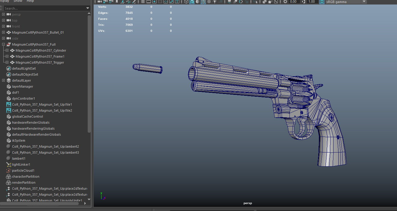 ArtStation - Magnum Colt Python 357 | Game Assets
