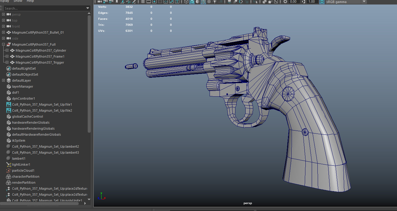 ArtStation - Magnum Colt Python 357 | Game Assets