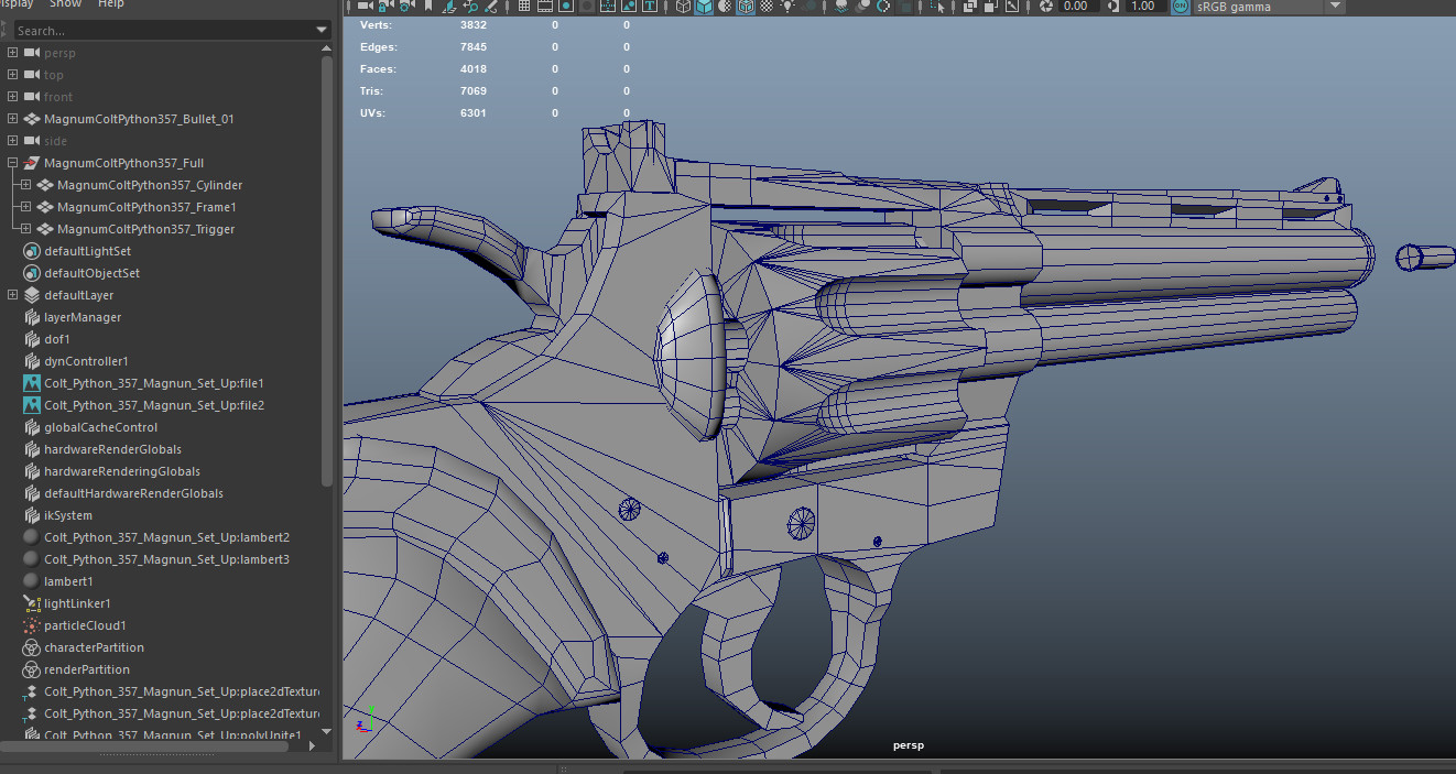 ArtStation - Magnum Colt Python 357 | Game Assets