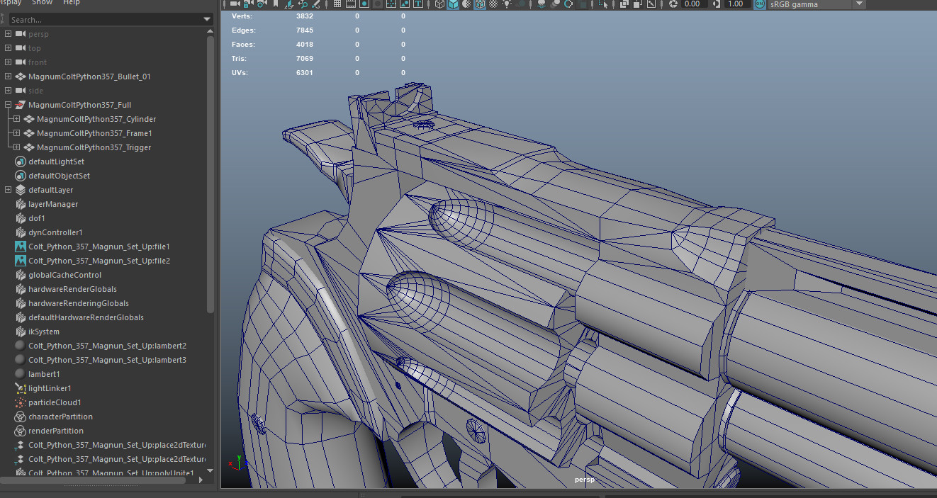ArtStation - Magnum Colt Python 357 | Game Assets