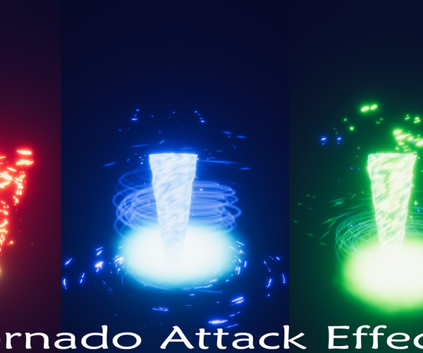 ArtStation - Tornado Attack Effect Pack_Unity 2019.2.0b1 | Game Assets
