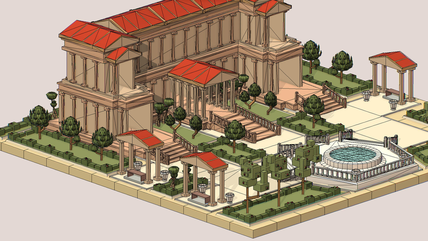 ArtStation - Greece Ethnic Buildings 01 | Resources